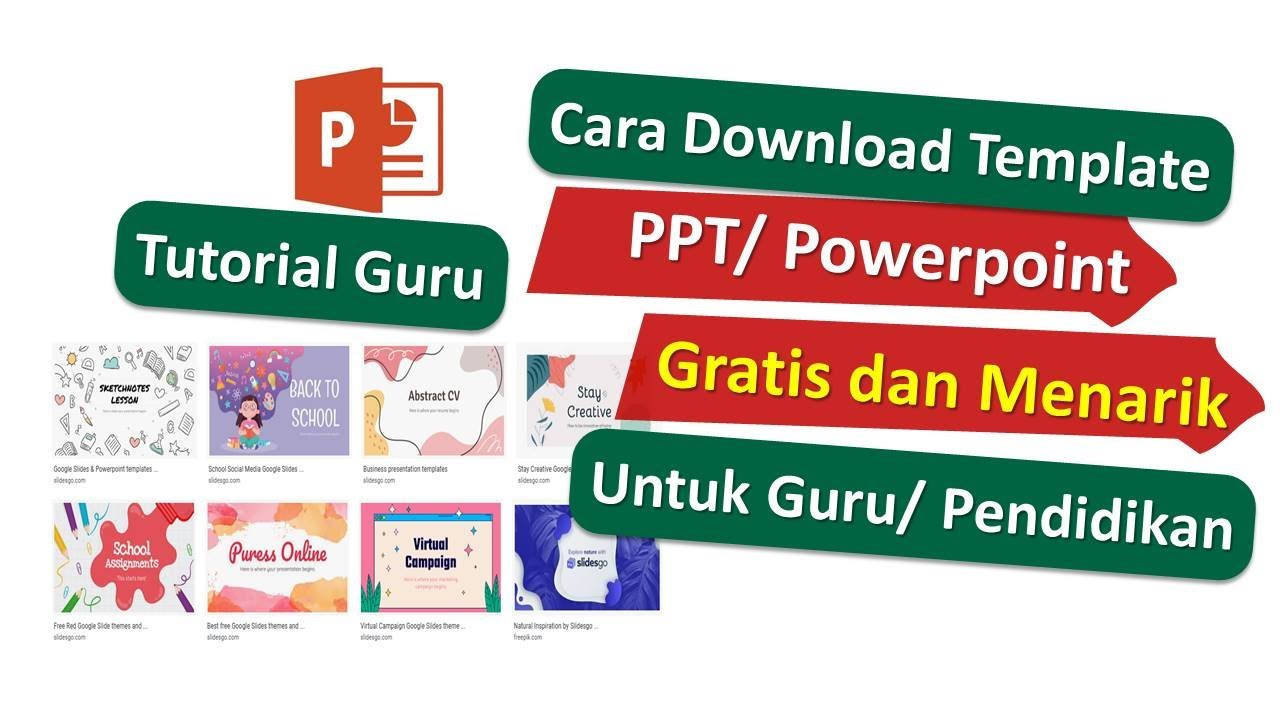 Cara Mendownload Template Powerpoint/ PPT Gratis dan Menarik untuk Guru Sesuai dengan pilihannnya