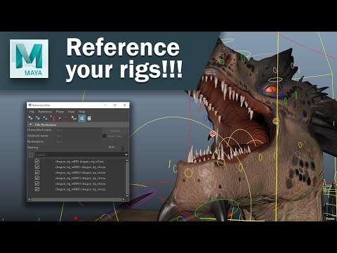 Why you should reference your rig before animating in Maya from ...