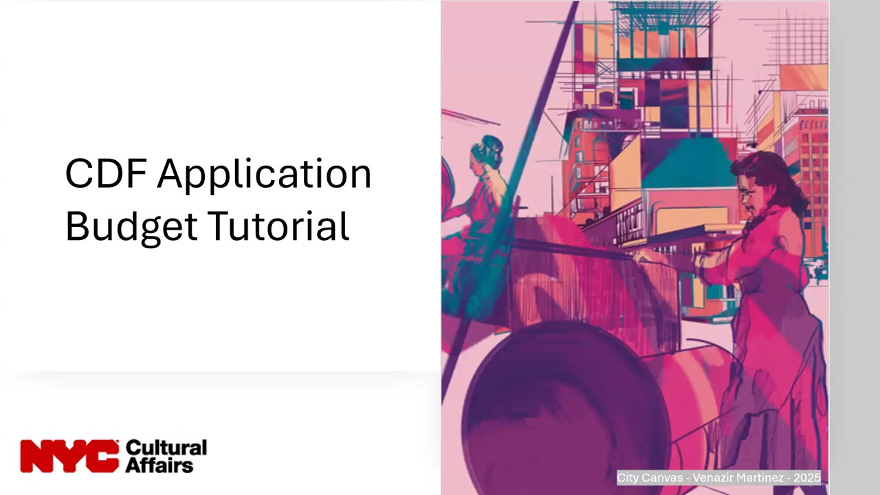 CDF Application Budget Tutorial
