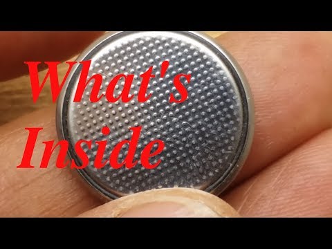 What’s Inside a LITHIUM BATTERY (coin type)