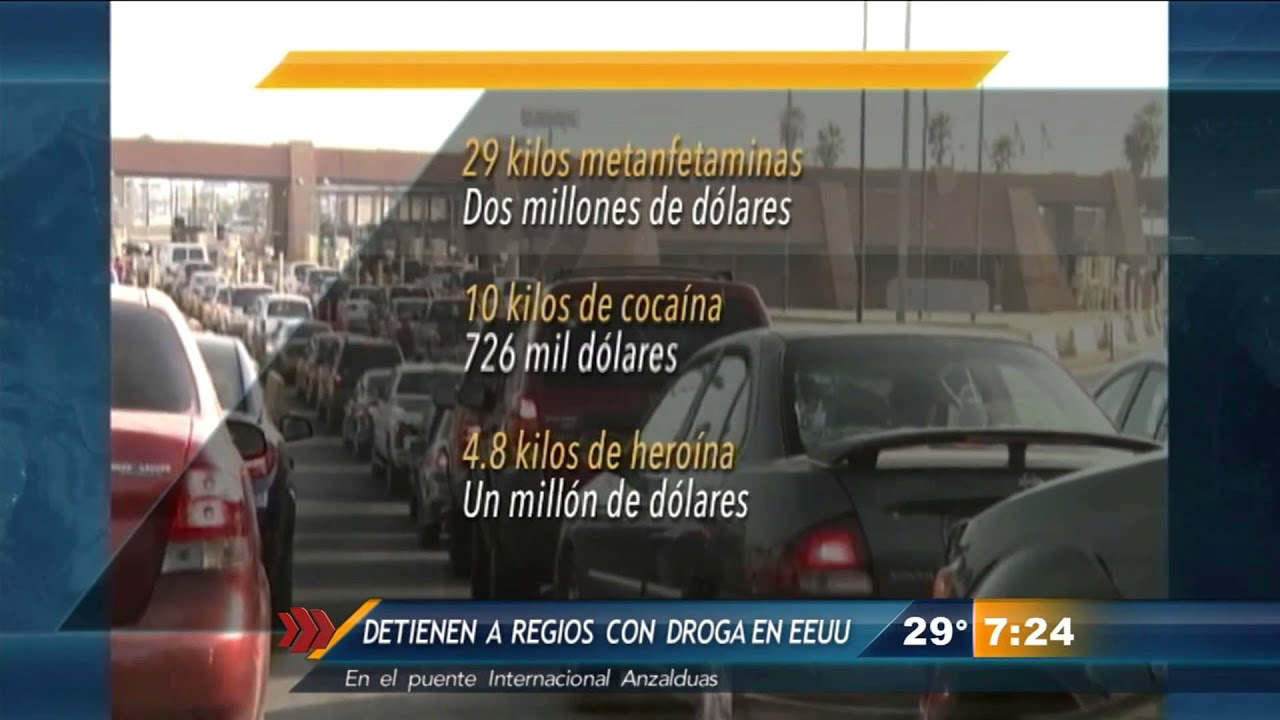 Las Noticias - Detienen a dos regiomontanos con droga en EU