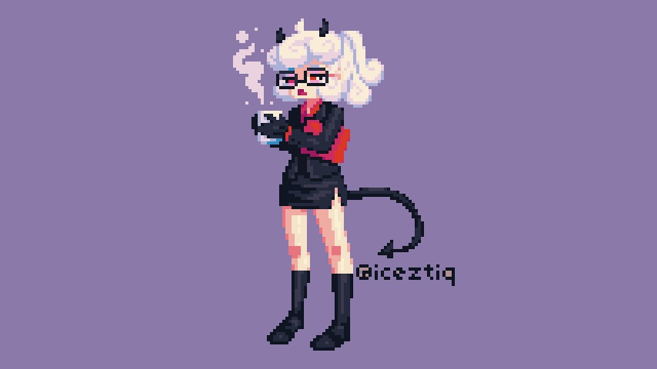 Pandemonica #helltaker #aseprite #pixelart