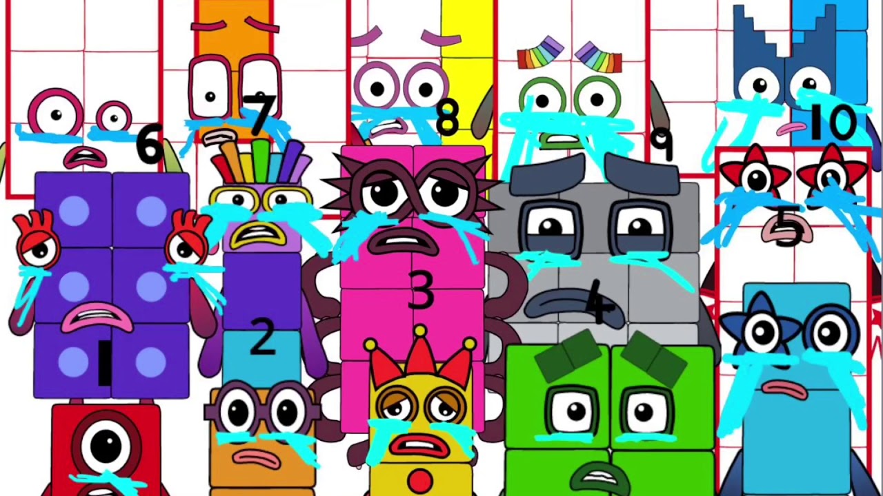 Numberblocks crying poor guys :(