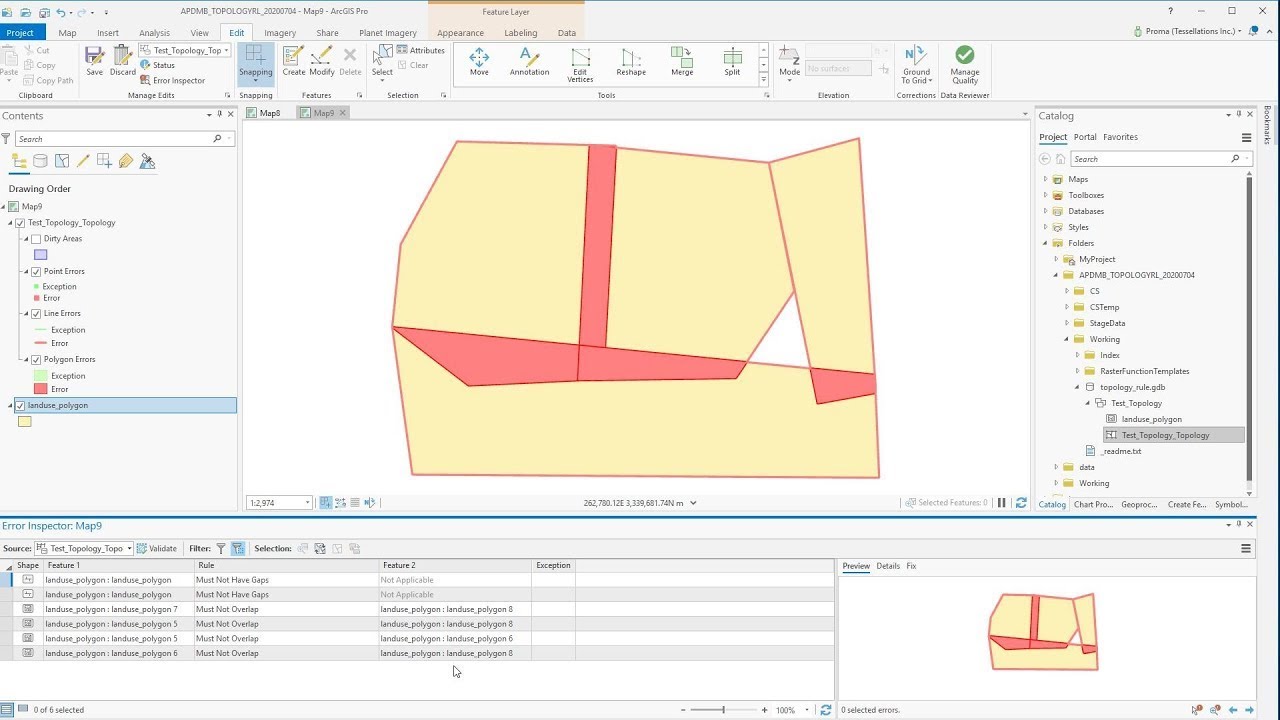 Easy way to Fix Topology Error using ArcGIS | GIS topology rules | ArcGIS Tutorial
