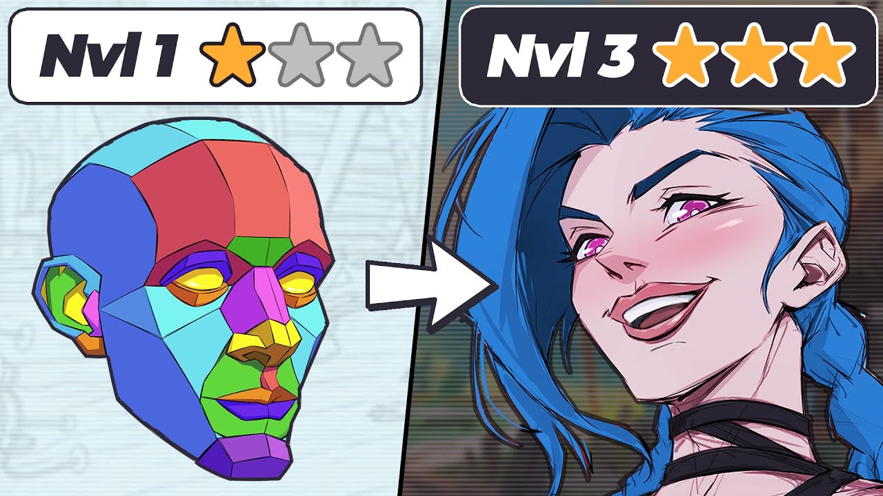 ⭐¡Aprende a DIBUJAR CARAS como un PRO! ⭐ (Nivel 1 - 3)