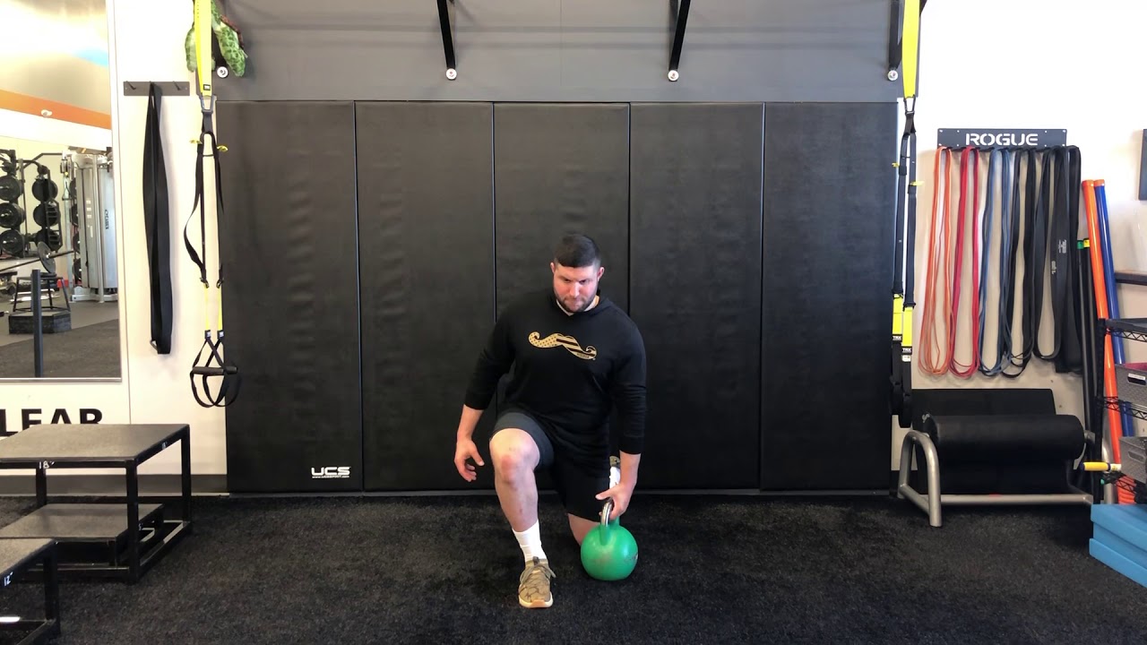 Matthew Ibrahim | KB 1-Arm Offset Dead Stop Split Squat