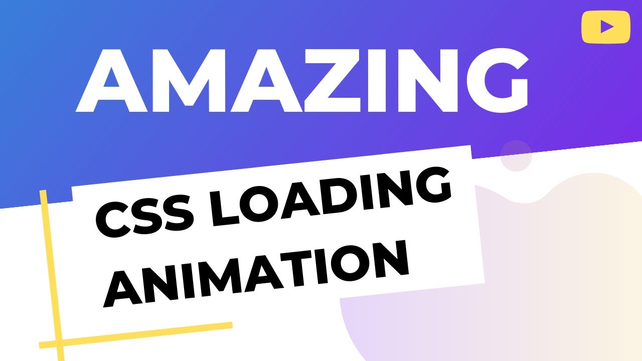 Amazing loading animation using HTML and CSS | Pure CSS tutorial