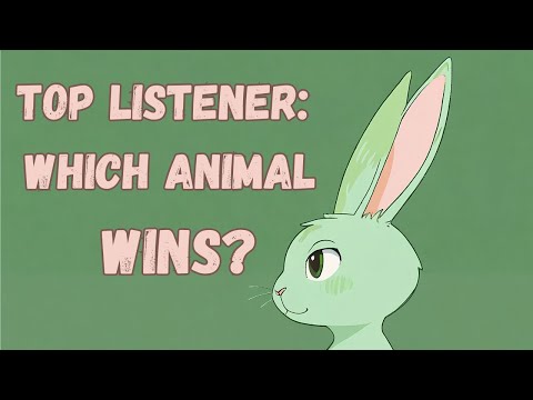 Which animals have the best hearing?