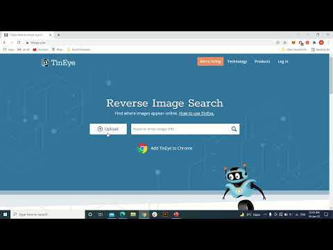 Search image where it is found on the web, Image search engine
