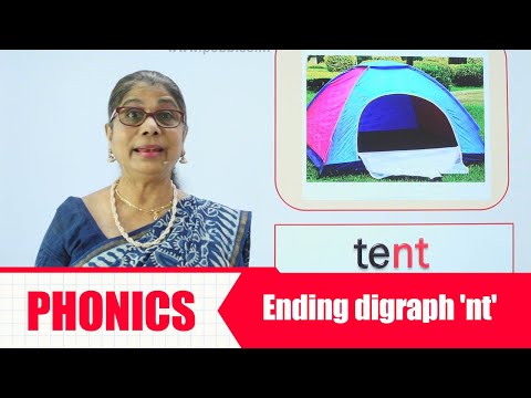 Consonant Digraphs | ending digraph 'nt' | Easy Phonetics | Phonics Learning Video