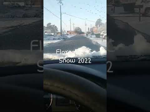South Carolina Florence 2022 SNOW BEAUTIFUL