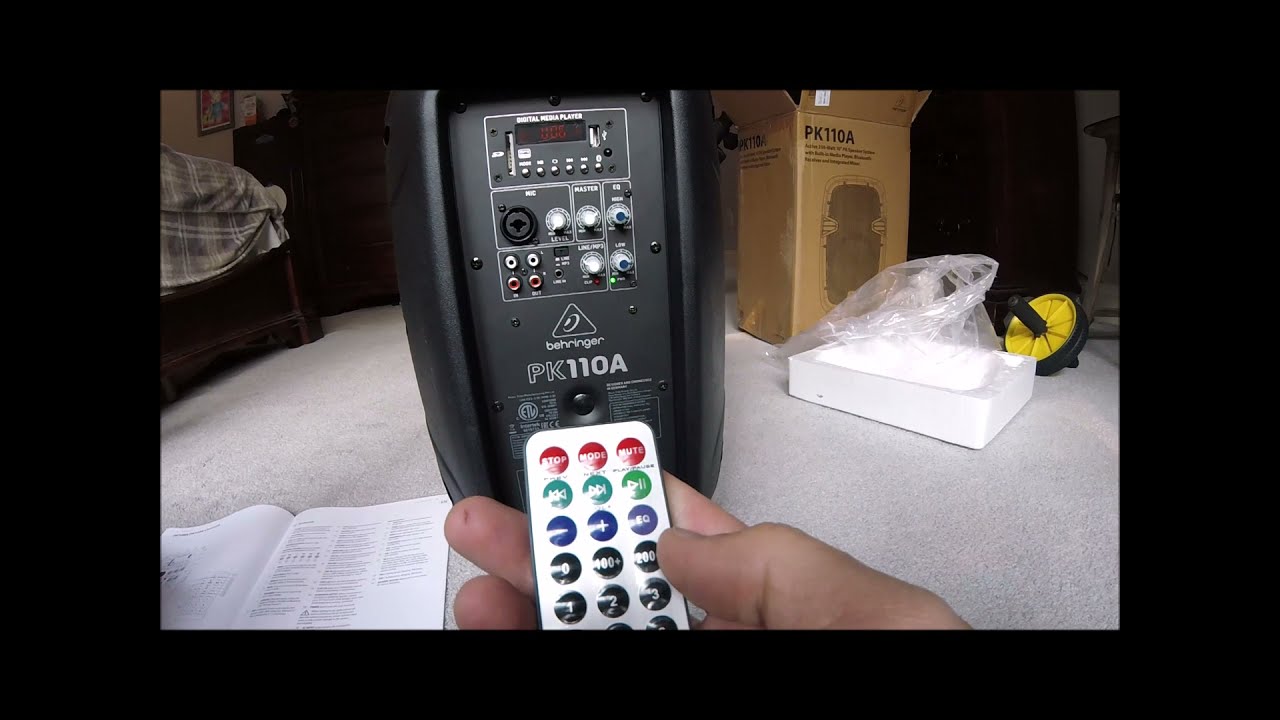 Behringer PK110A powered speaker REVIEW