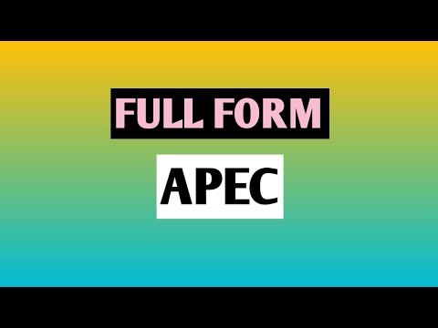 Full Form APEC.