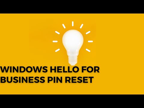 Windows Hello for Business PIN Reset