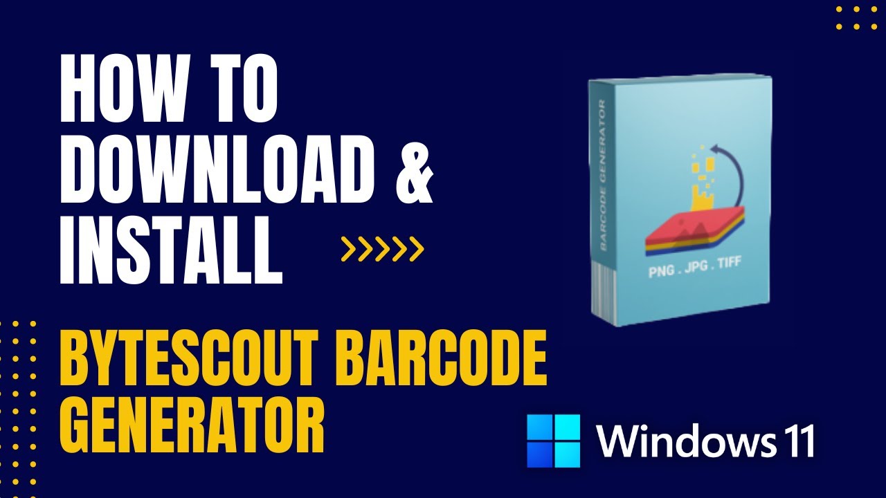 How to Download and Install ByteScout Barcode Generator For Windows