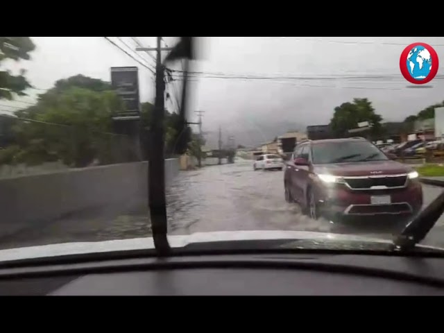 WATCH: Molynes Road flooded - Jamaica Observer