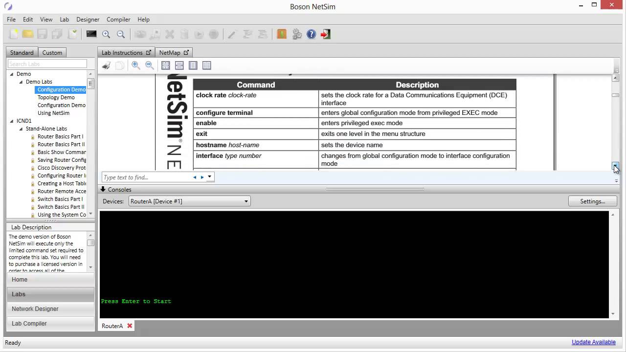 Netsim 9 Demo Lab 1, Part 1 | Cisco Network Simulator