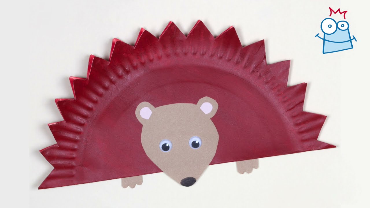 How to make a Paper Plate Hedgehog | Baker Ross