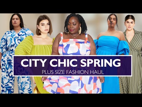 City Chic Spring Plus Size Dress Haul
