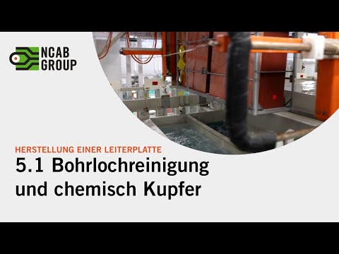 Bohrlochreinigung | Herstellung einer Leiterplatte Schritt 5.1