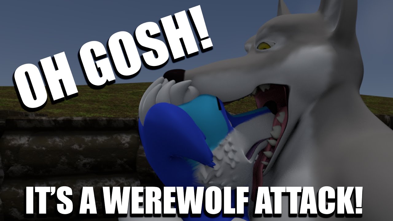 Werewolf eats Wolfox!