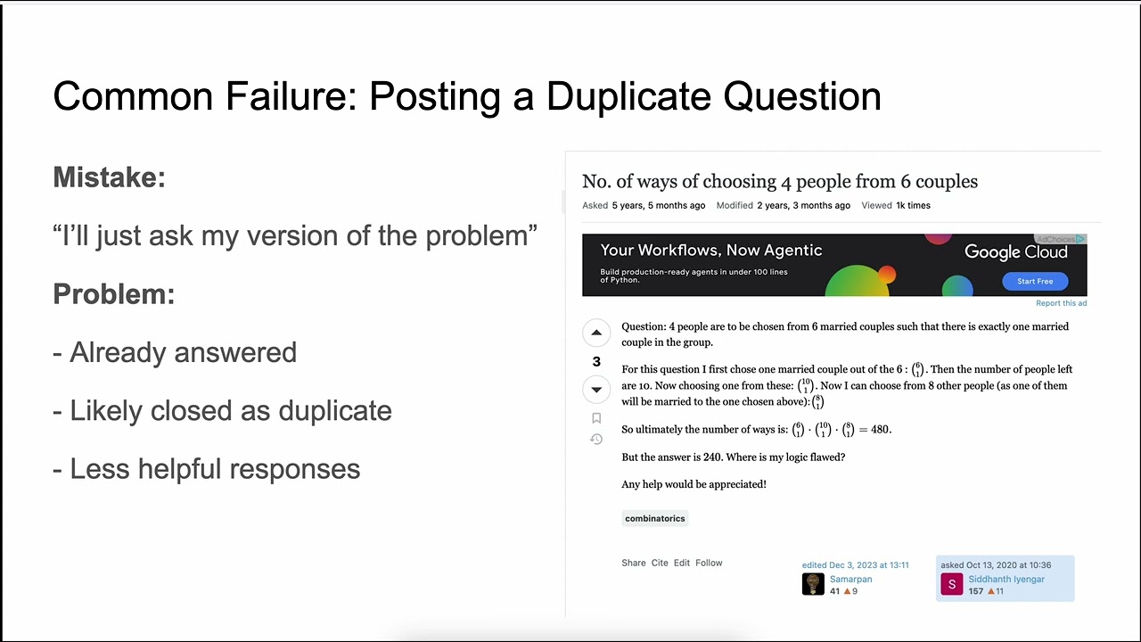 Math Stack Exchange Tutorial - LMC 3403