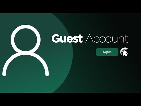 Set Up an MSU Guest Account