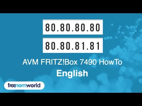 Freenom World AVM FRITZ!Box 7490 HowTo (English)