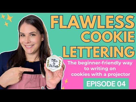 Writing on Cookies with a Projector (Easy!)