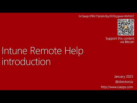 Intune Remote Help introduction – CIAOPS