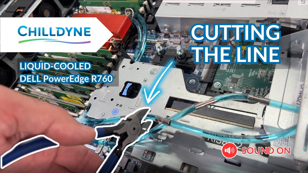Chilldyne: Liquid Cooling Demo - Cutting the Line (Supercut)