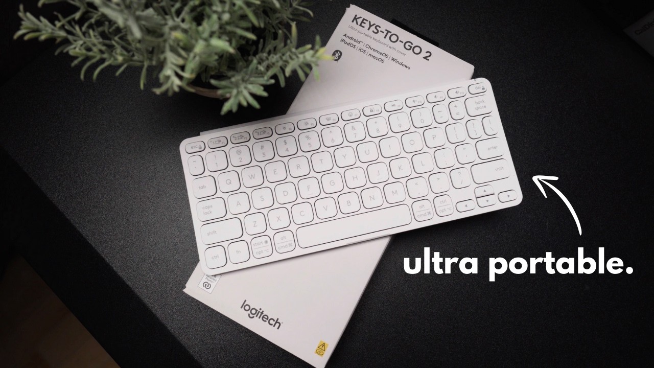 Logitech's SMALLEST keyboard | Keys To Go 2 Review | Keyboards Review ...