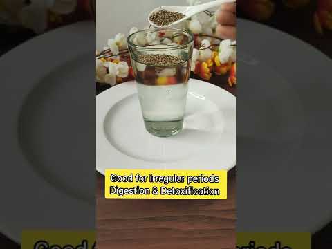 Benefits of AJWAIN SEEDS WATER #shorts #drink #ajwain