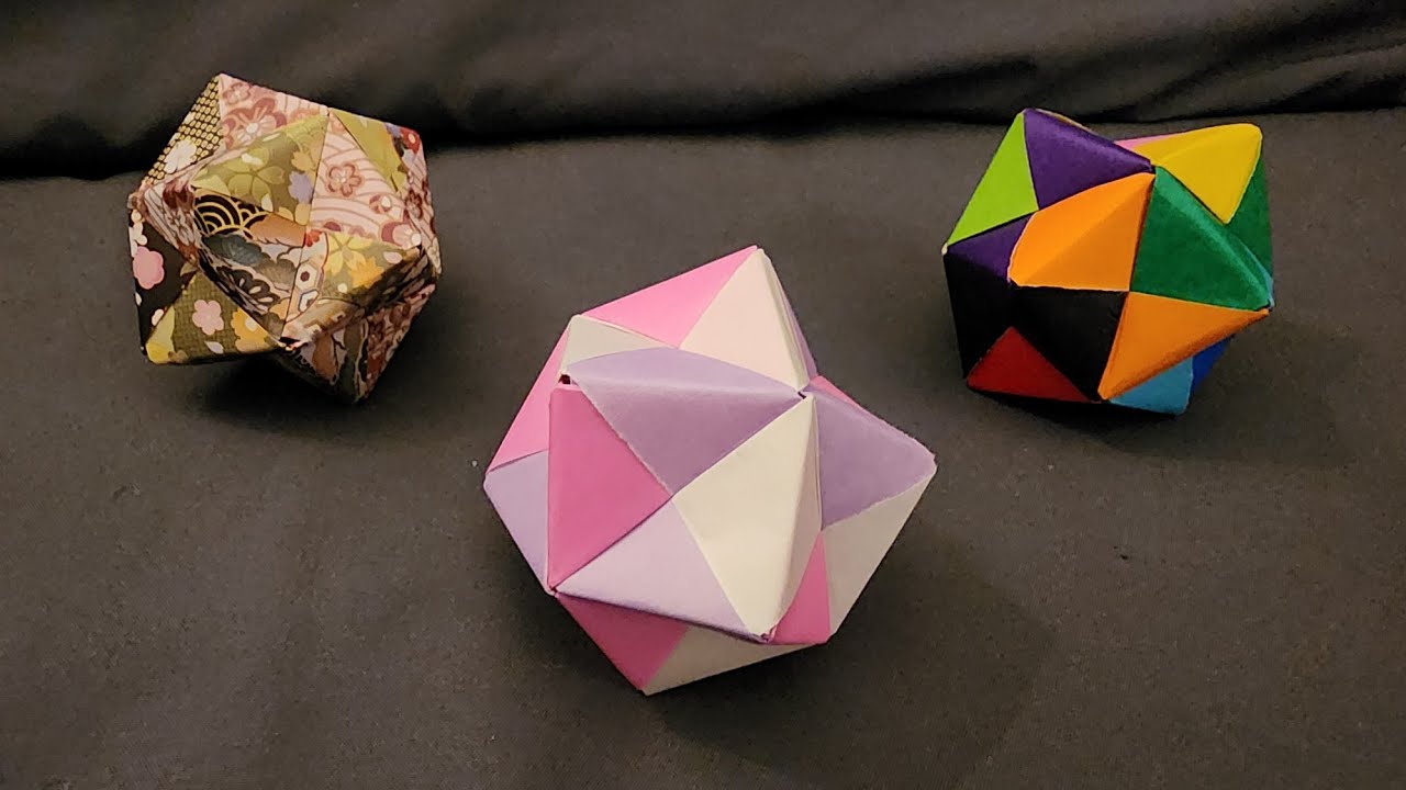 Stellated Octahedron - 12 Unit Sonobe - Origami Tutorial!
