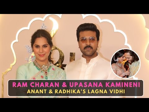 Ram Charan & His Wife Upasana Kamineni Graces The 'Lagna Vidhi' Of ...