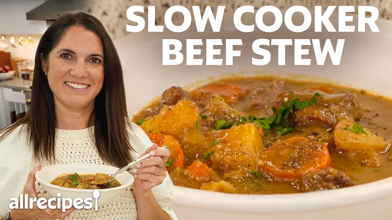 How to Make Slow Cooker Beef Stew | Get Cookin' | Allrecipes