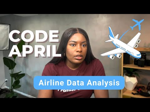 Airline Data Analysis Project with Python | Python for beginners | Tutorial