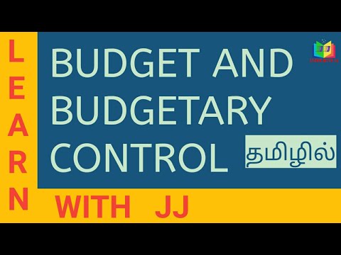 Budget and budgetary control in Tamil || Sales budget || Format of sales budget || Management A/c
