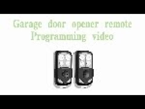 garage door opener remote 4 button