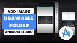 Android Studioで、"drawable"フォルダに画像を追加する方法を教えてください。