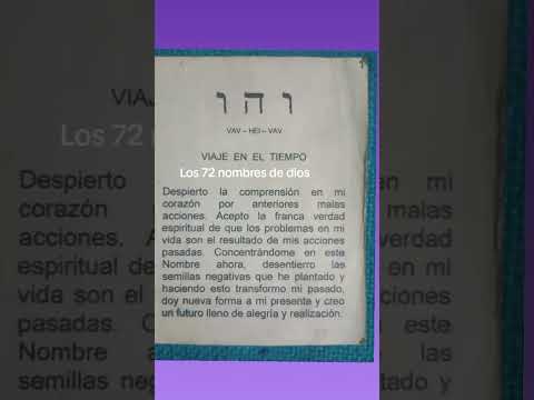 Los 72 nombres de dios #undíacomohoy #losnombresdedios #mundoespiritual #mundosescondidos #piano
