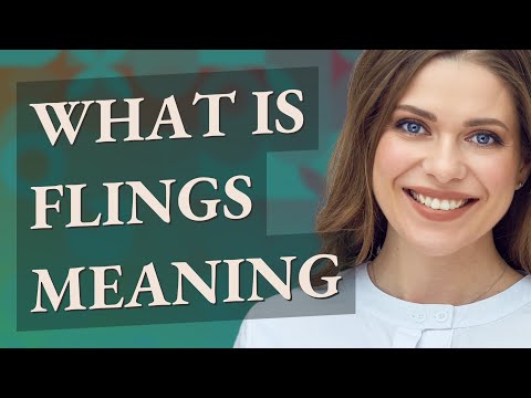 Flings | meaning of Flings