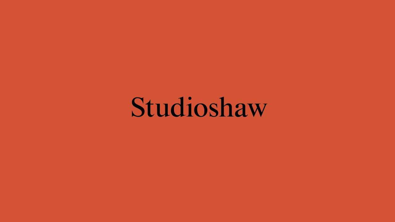 New Architects 4: Studioshaw