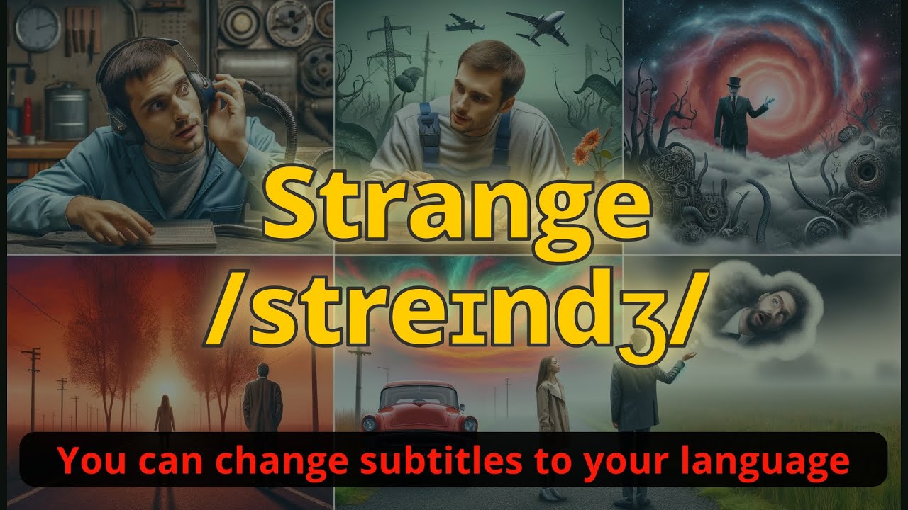 Strange meaning with 5 examples