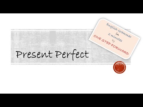 Grammar Tutorial - Present Perfect g…: English ESL video lessons