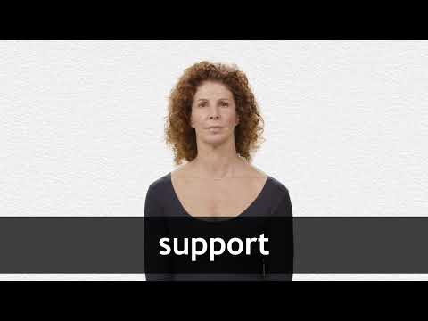 SUPPORT definition and meaning | Collins English Dictionary