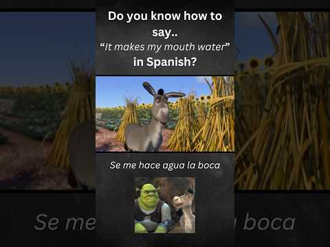 Do you know how to say “It makes my mouth water” in Spanish? #l #languagelearning #spanishvocabulary