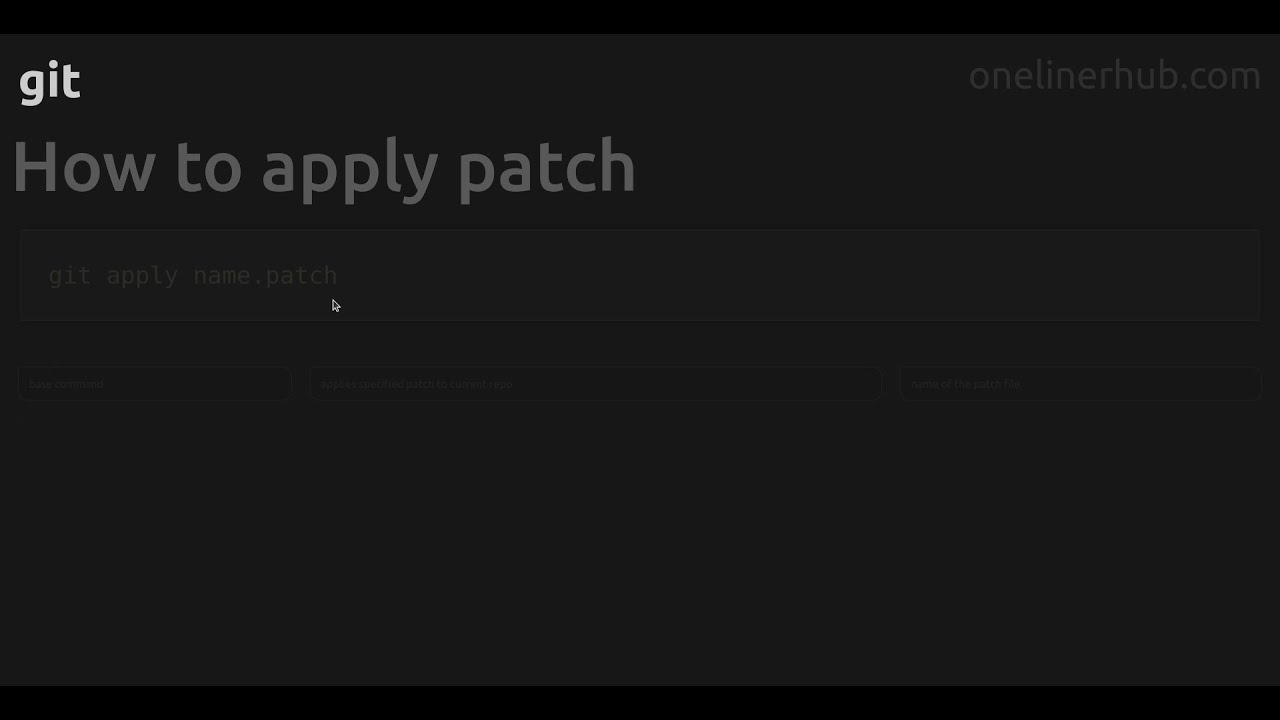 How to apply patch #ffmpeg