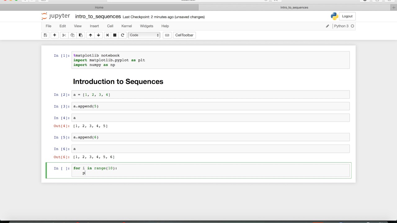 Introduction to Sequences with Python