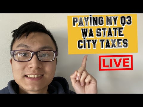 How to File Washington State Excise Tax Quarter 3 Amazon/eBay Sales | Reselling Taxes